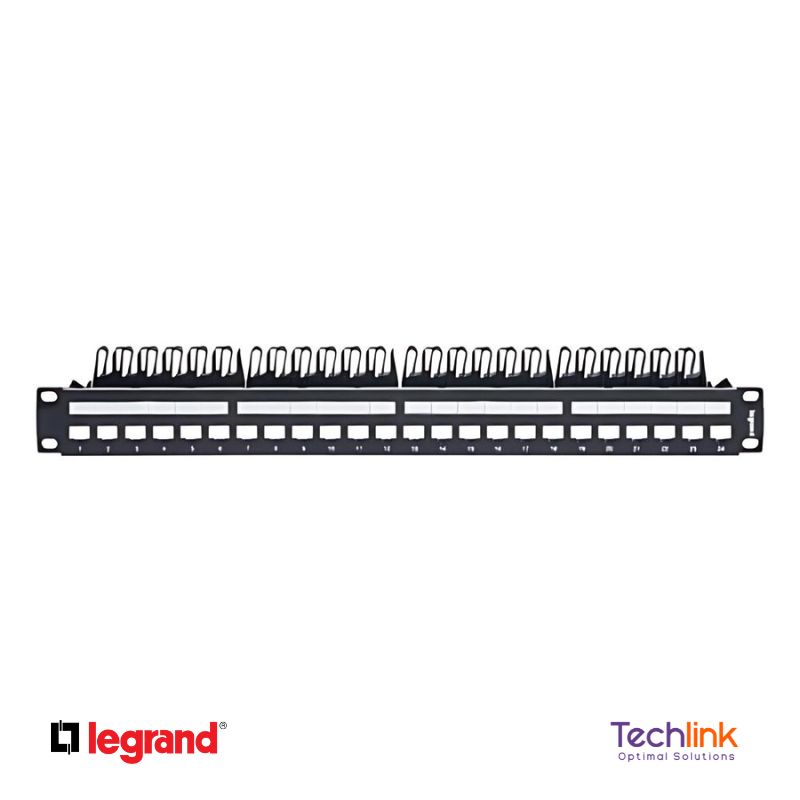 Patch Panel 24 Port Cat5e Legrand bắt rack giá rẻ
