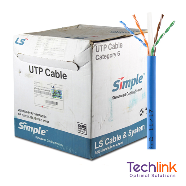 Cáp mạng Cat6 LS Chuẩn UTP, 305m, 4 pair chính hãng, giá tốt